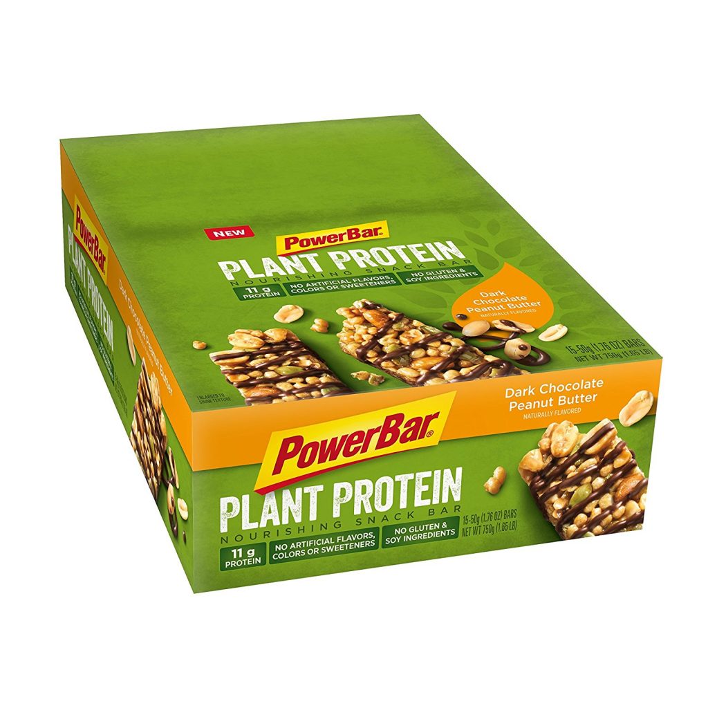 PowerBar Plant Protein Bar Review – Dark Chocolate Peanut Butter – The ...