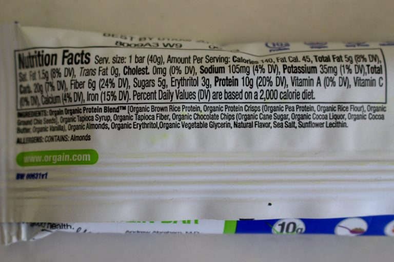 Orgain Organic Protein Plant-Based Vegan Protein Bar Review – Chocolate ...