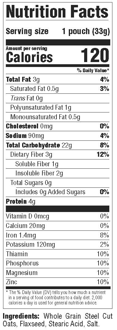 Better Oats Steel Cut Oatmeal Packet Review – Original – The Vegan's Pantry